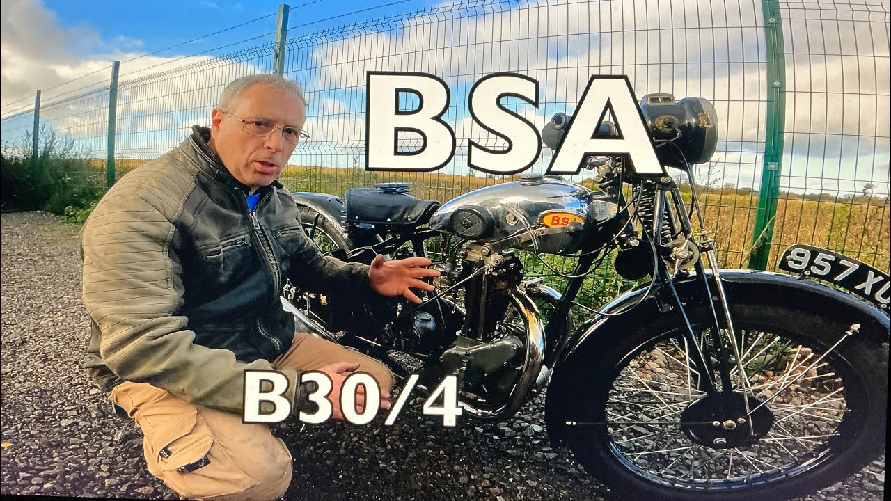 1930 BSA B30:4 a review of our Banbury run weapon - YouTube