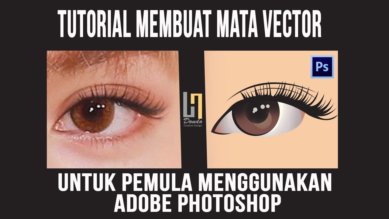 TUTORIAL MEMBUAT MATA VECTOR UNTUK PEMULA - YouTube