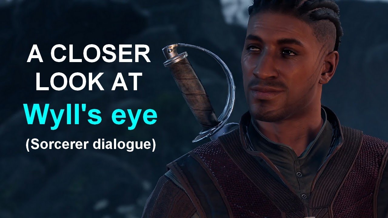 Wyll's eye scrutinised (Sorcerer dialogue) - Baldur's Gate 3 - YouTube