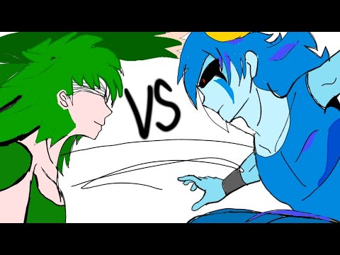 test animação Blue vs Green Part.2 anime - YouTube