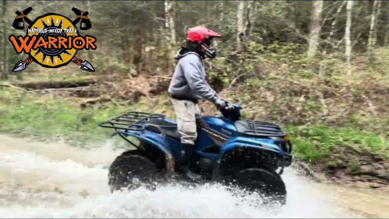 Splashin at Hatfield Warrior Trail System: Yamaha Kodiak 700, Polaris ...