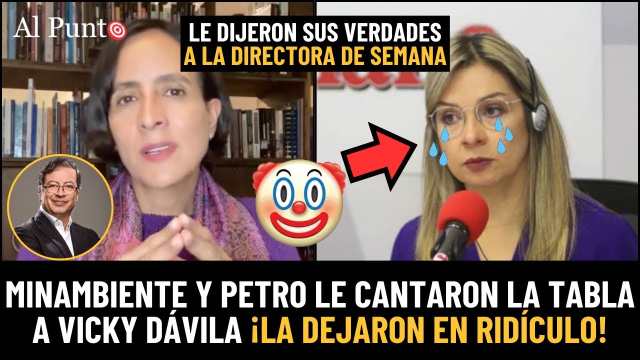 Ministra Susana Muhamad le cantó la tabla a Vicky Dávila ¡Le dijo sus ...