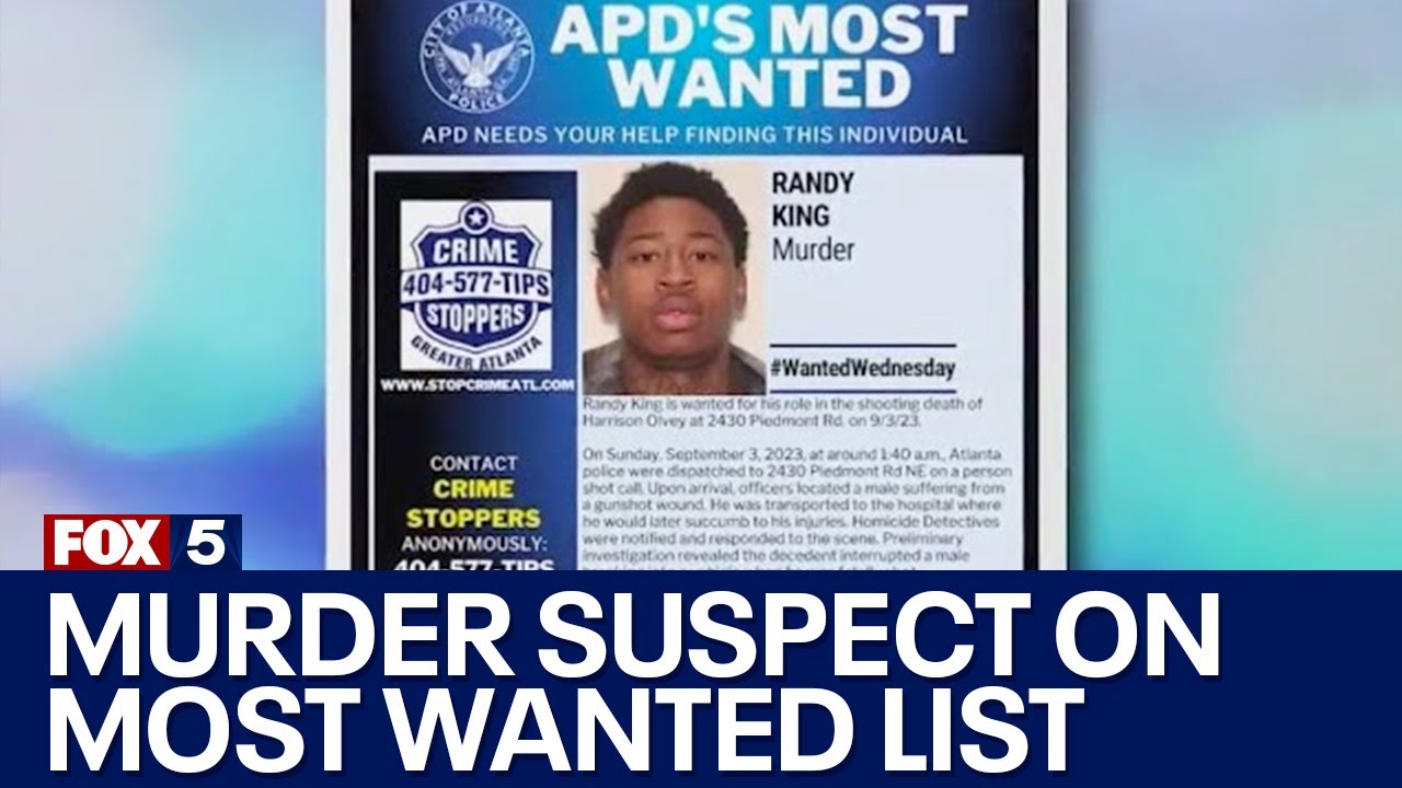 Valet murder suspect makes Atlanta's Most Wanted list | FOX 5 News ...