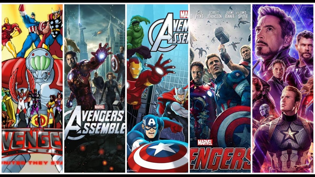 Evolution of Avengers in cartoons and movies (1966-2019) - YouTube