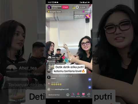 Suasana memanas , Erika putri ketemu Berliana lovel , #viralvideo