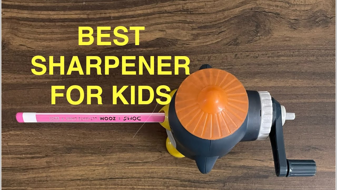 TABLE TOP SHARPENER | SAFEST SHARPENER FOR KIDS - YouTube
