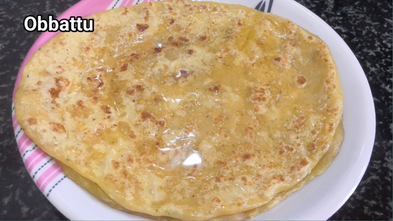 Obbattu recipe in telugu/special recipe for festival/ very tasty - YouTube