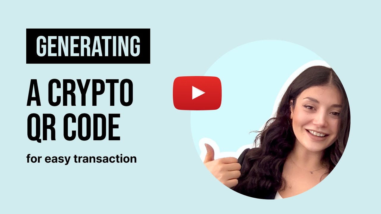 Generating A Crypto Qr Code For Easy Transaction Youtube