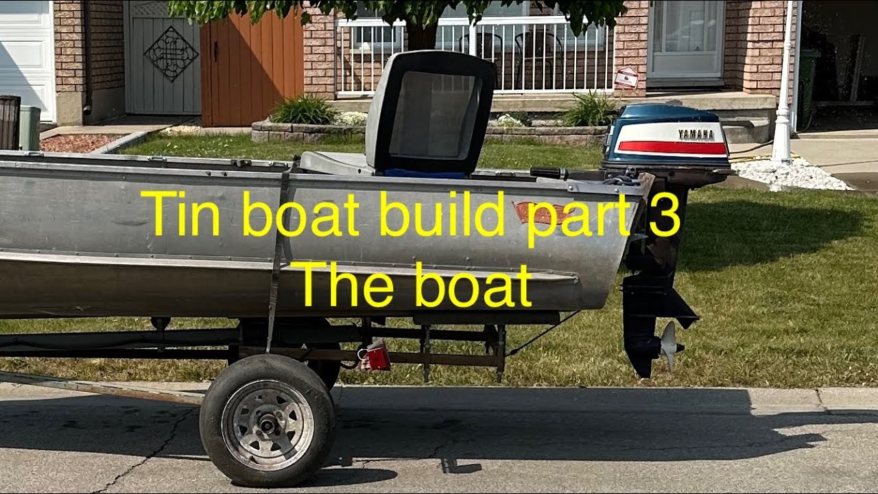 Tin boat build part 3. The boat - YouTube