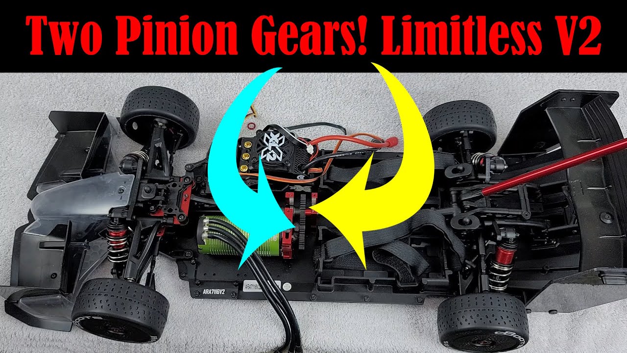 Substituting a Spool Gear for a Pinion Gear on the Arrma Limitless V2 ...