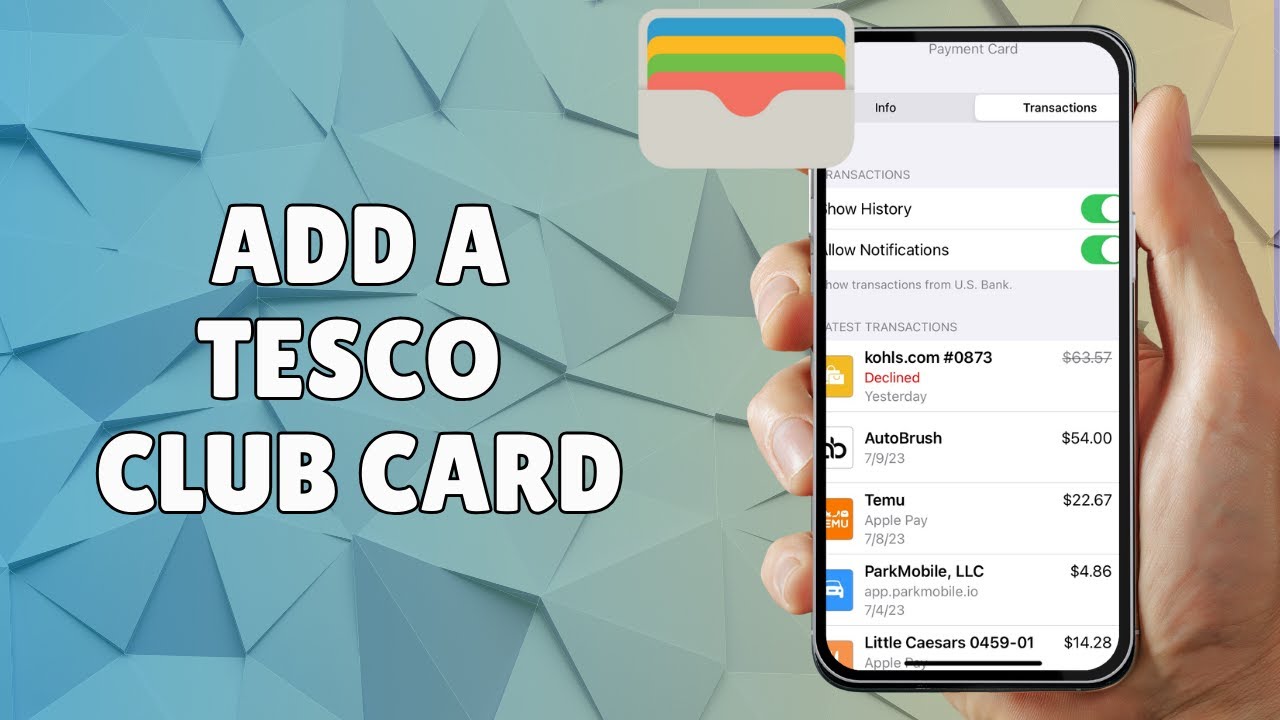 HOW TO ADD TESCO CLUB CARD TO APPLE WALLET IN 2025 - YouTube