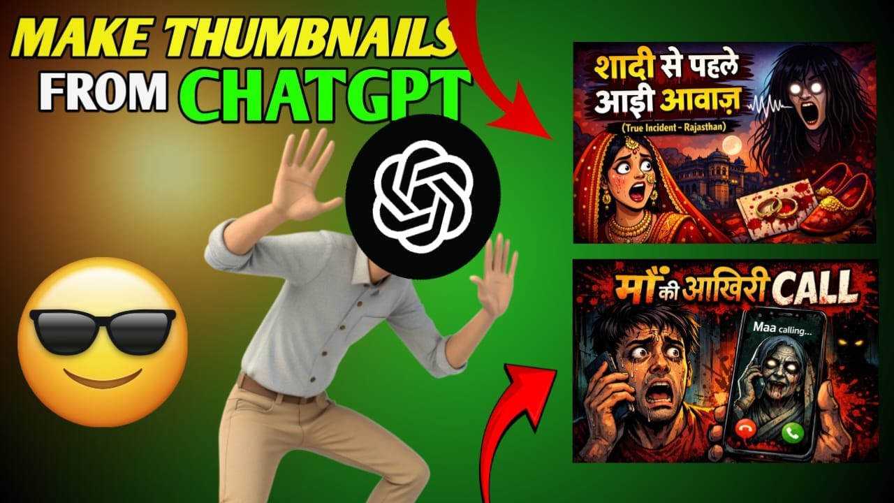 Tips & Tricks | Make Thumbnails From Chatgpt | Chatgpt se kaise ...