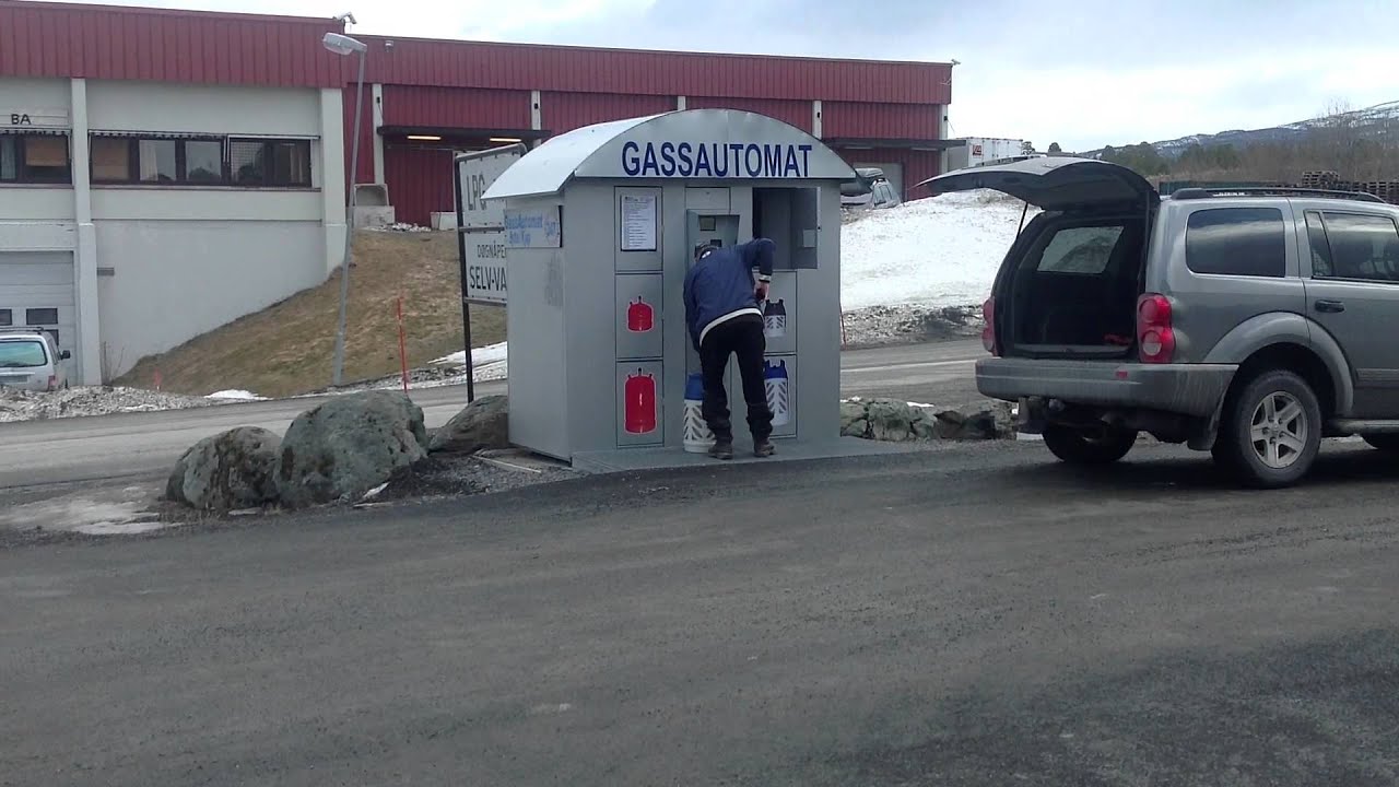 Propanflasker døgnet rundt - Gass247 - YouTube