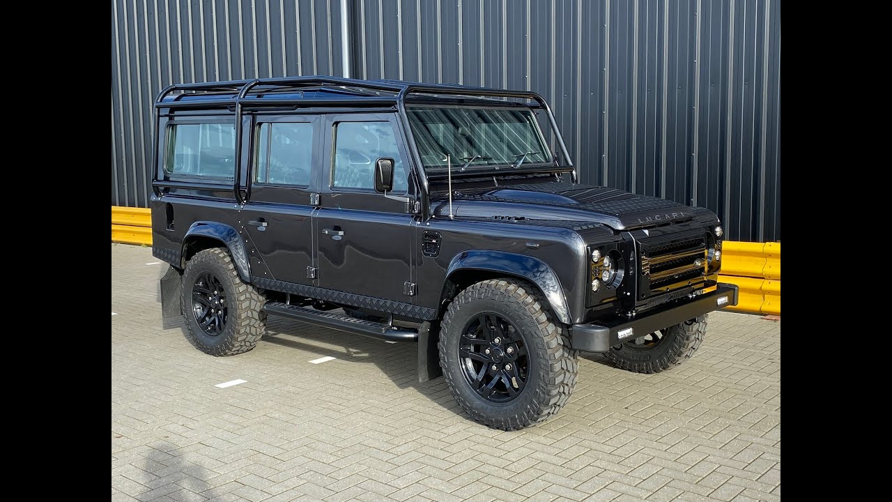 Ceramic grey Land Rover Defender 110 by LUCARI DESIGN - YouTube