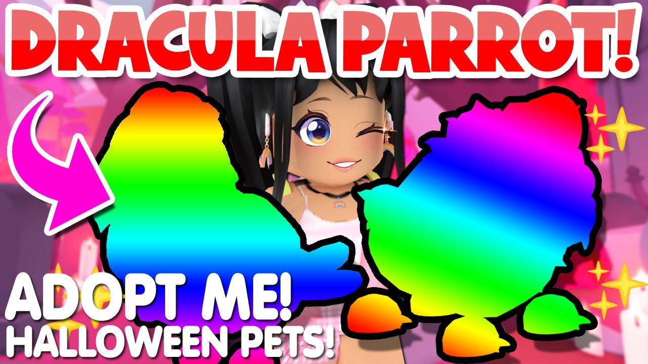 NEW* DRACULA PARROT* LEGENDARY HALLOWEEN PET in Adopt Me! (roblox) NEWS ...