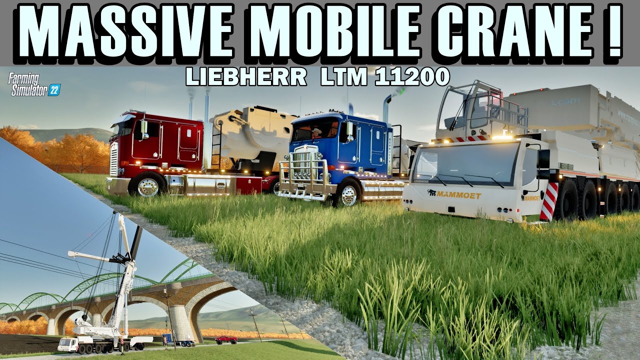 Watch This Unbelievable Setup of an Epic Mobile Crane! [FS 22] - YouTube