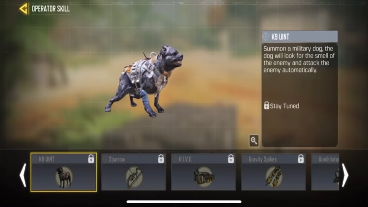 New K9 Unit Operator Skill Gameplay !!! - YouTube