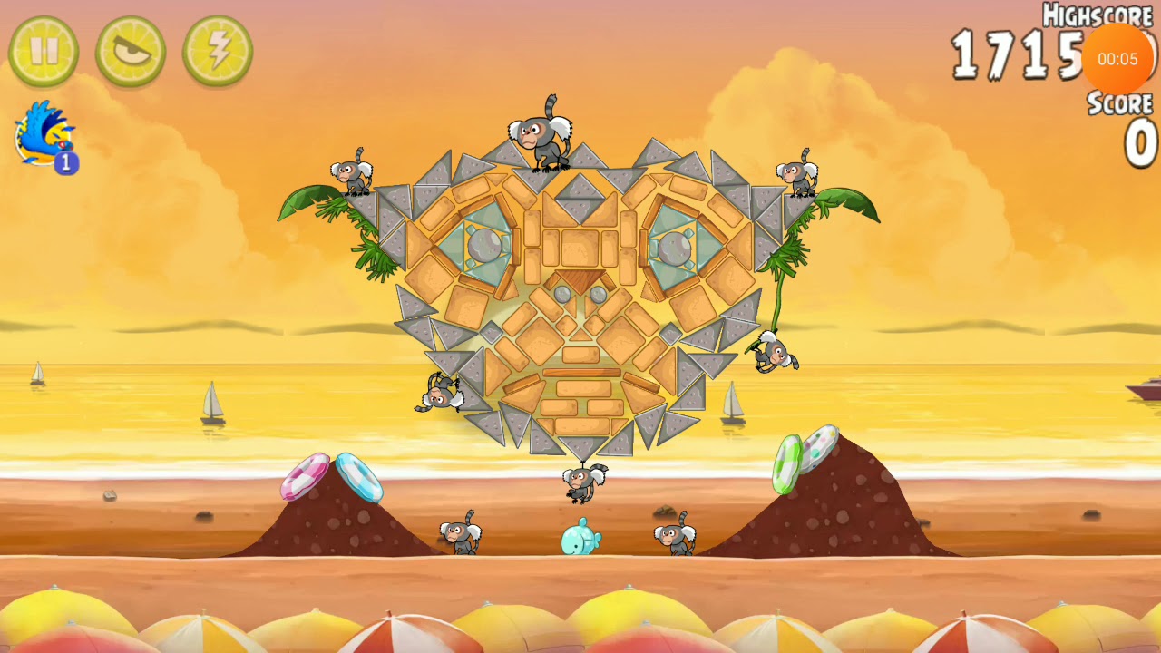 angry birds Río marmosets monkeys sounds - YouTube