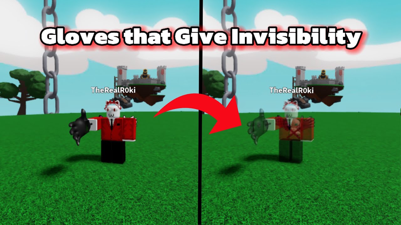 Gloves that Turn You Invisible | Slap Battles Roblox - YouTube