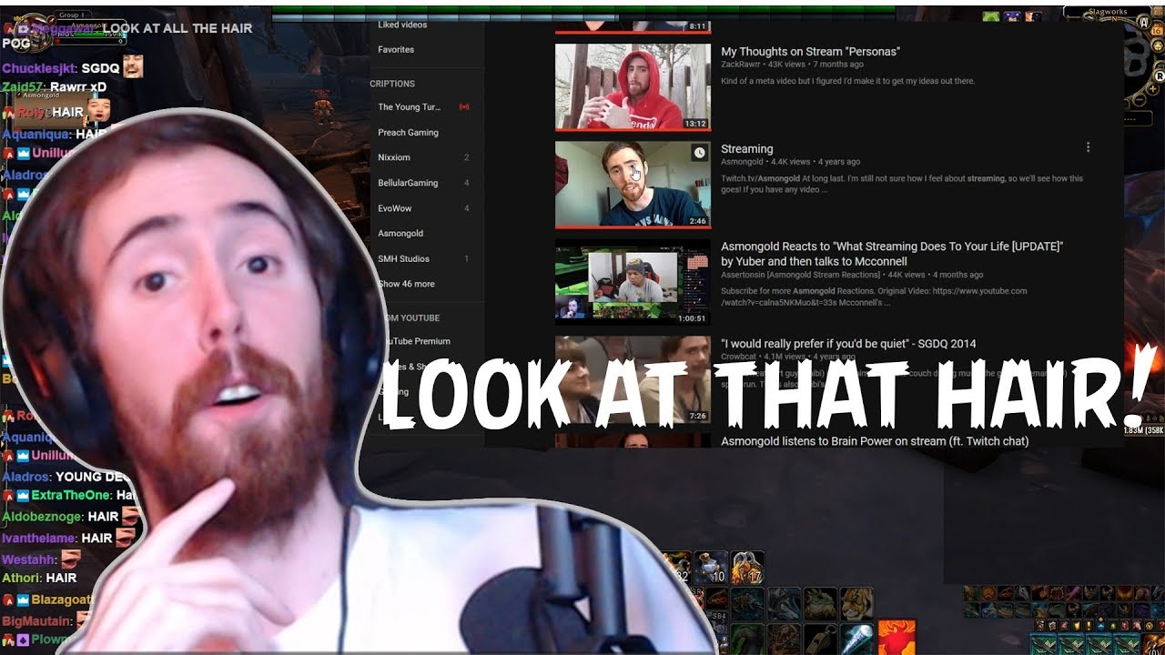 Asmongold Reacts to His First Stream Video w/ Chat - YouTube