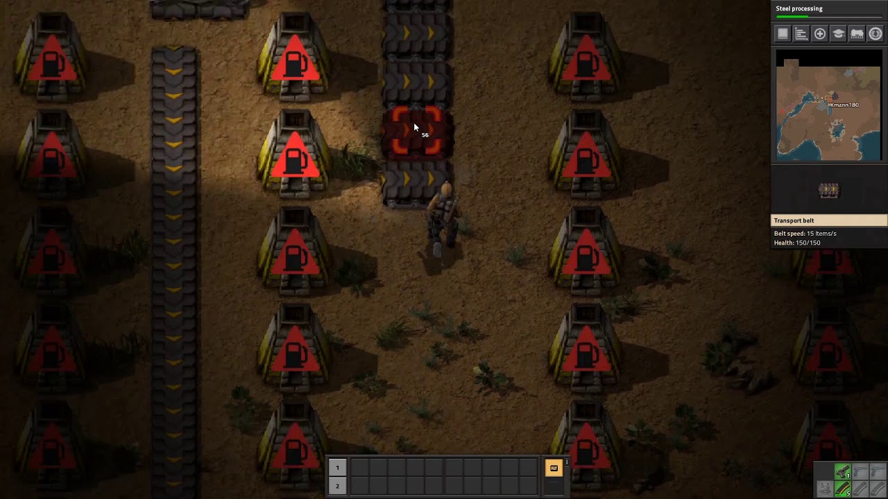 Factorio 2: Iron Smelting Line - YouTube