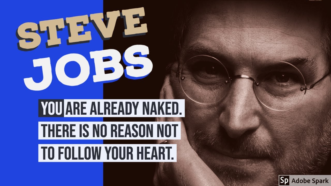 Motivational Story About Following Your Heart (Steve Jobs) - YouTube