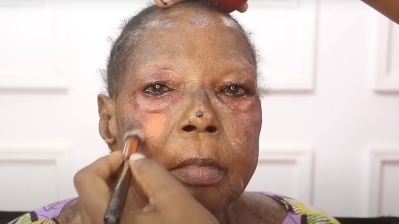⬆️VIRAL VIDEO 😱 MUST WATCH ⬆️ 😱 GRANDMA MAKEUP AND HAIR TRANSFORMATION ...