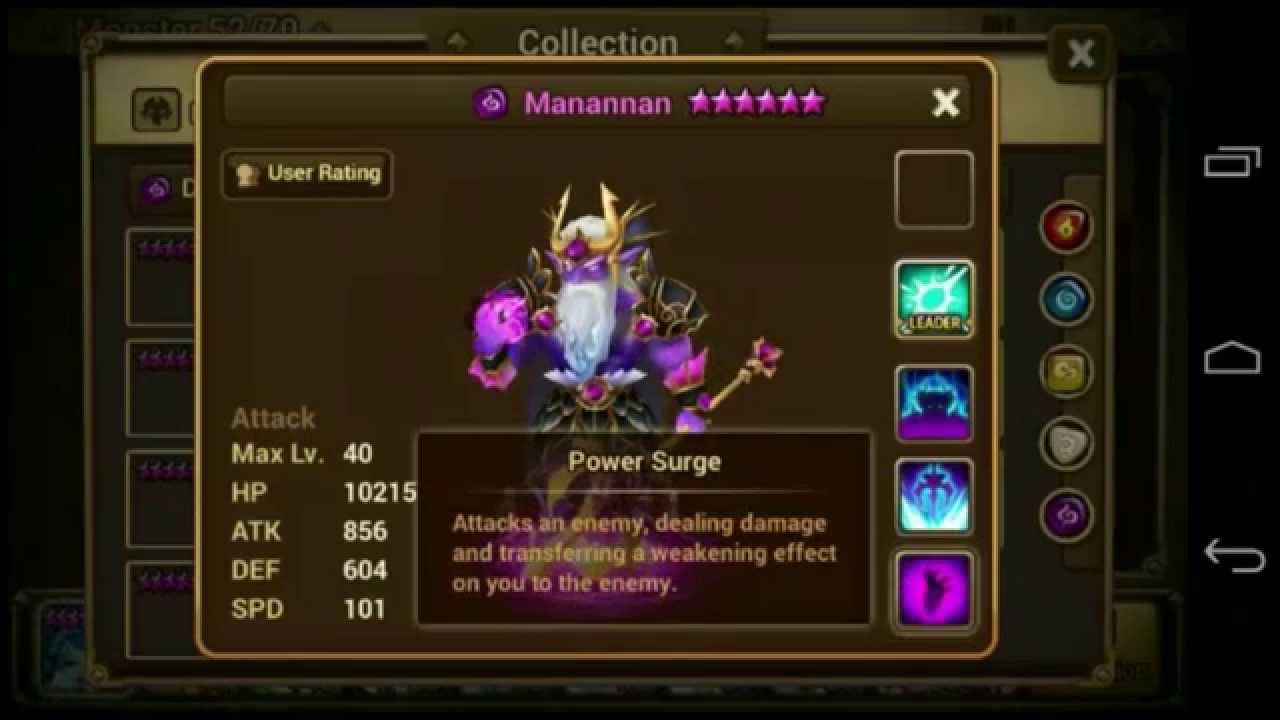 Summoners War - Sea Emperor Review (New Monster) - YouTube