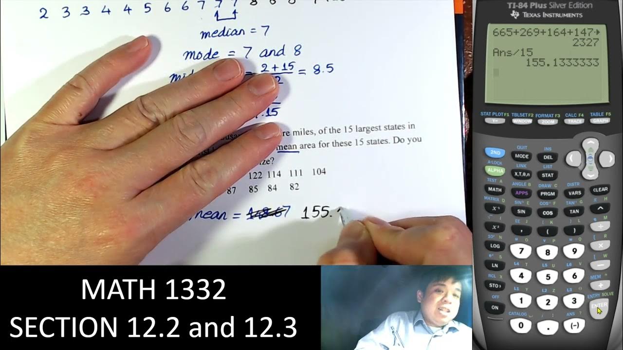 Math 1332 - Section 12.2 and 12.3 - YouTube