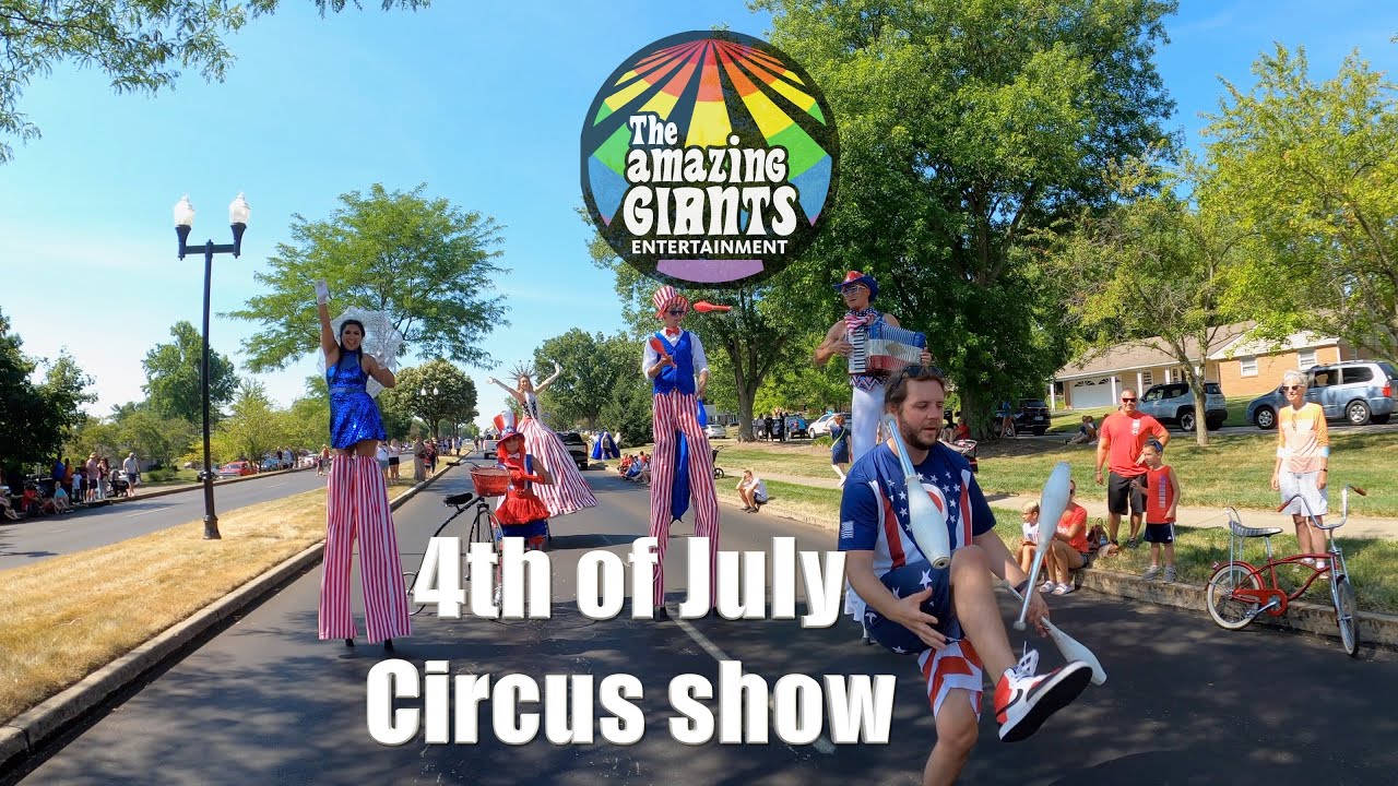 The Amazing Giants - Circus show 4th of July - YouTube