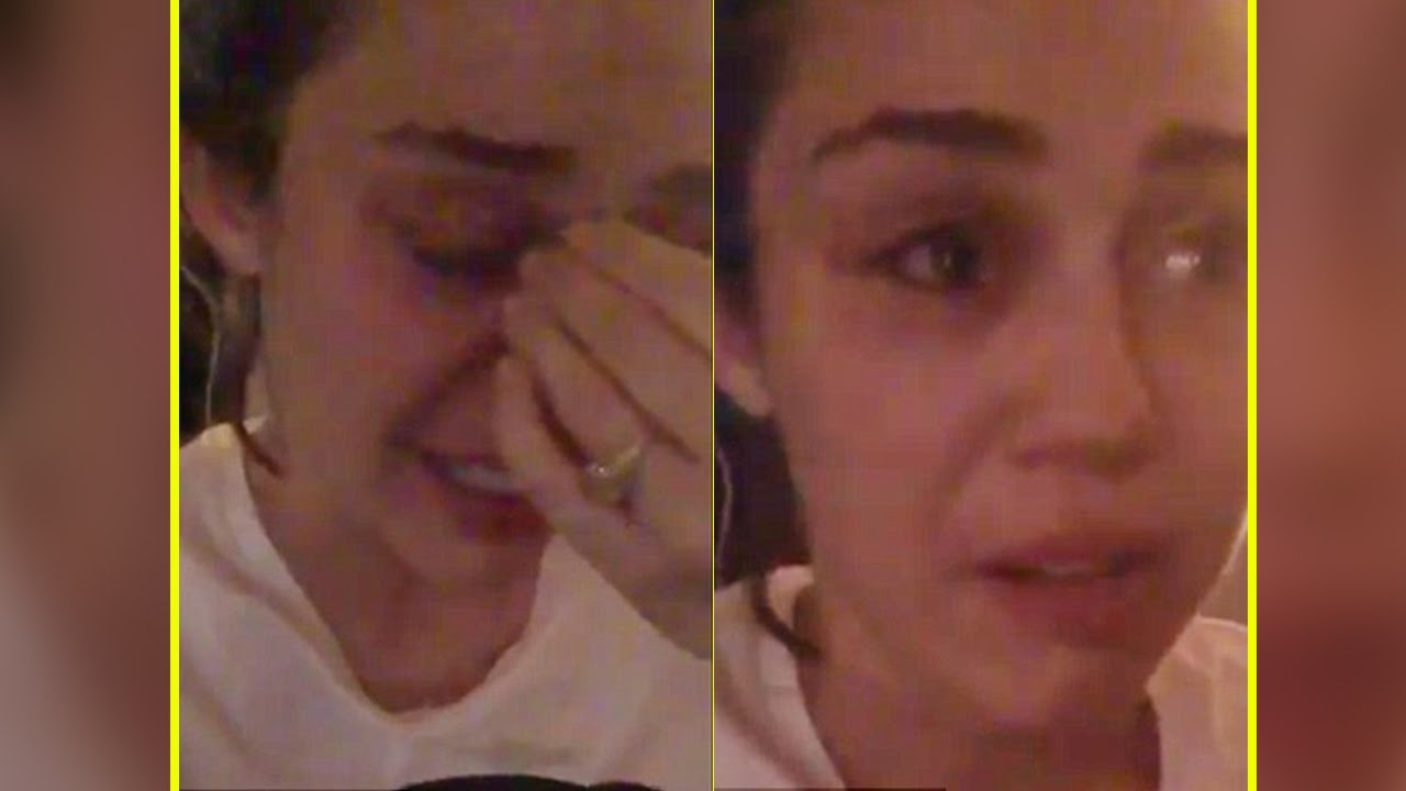 Miley Cyrus Breaks Down In Tears Over Hillarys Loss Youtube