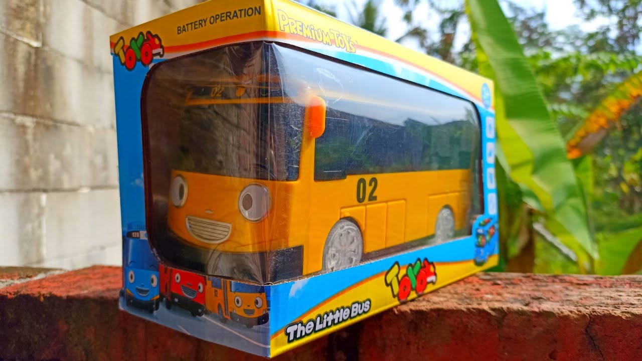 Mencari dan menemukan mainan bis tayo besar bis tayo kecil, lani, gani ...