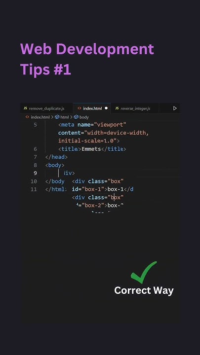 How to Create Multiple Boxes With Unique IDs | Web Development Tips | VS code Tips - YouTube