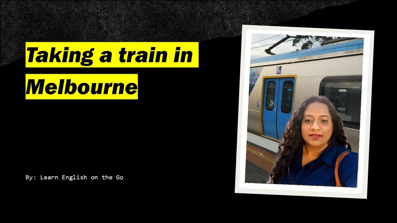 Taking a train and using a Myki card in Melbourne - YouTube