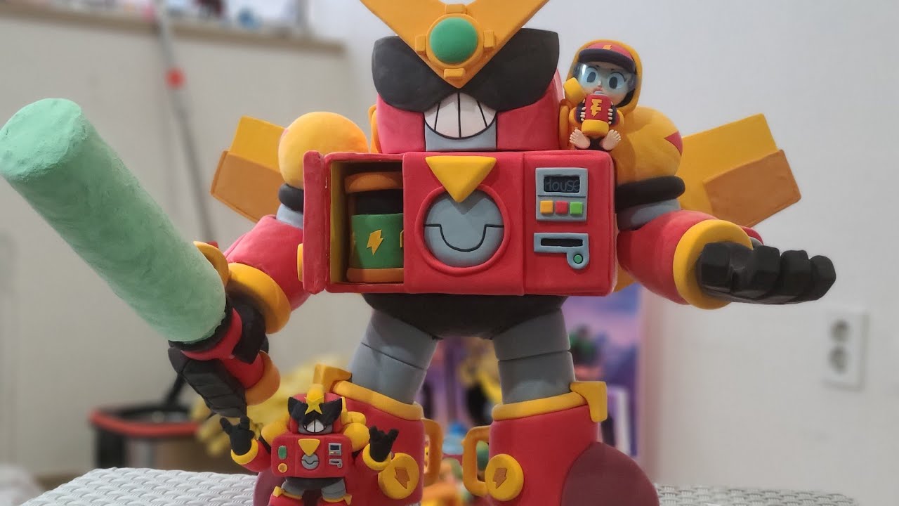 DIY SURGE BrawlStars house[clayart] - YouTube