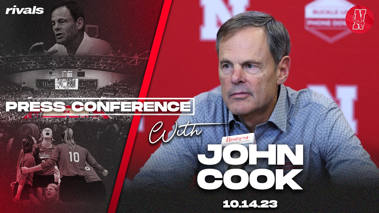 Nebraska Volleyball: John Cook after sweep of No. 13 Penn State (Oct ...