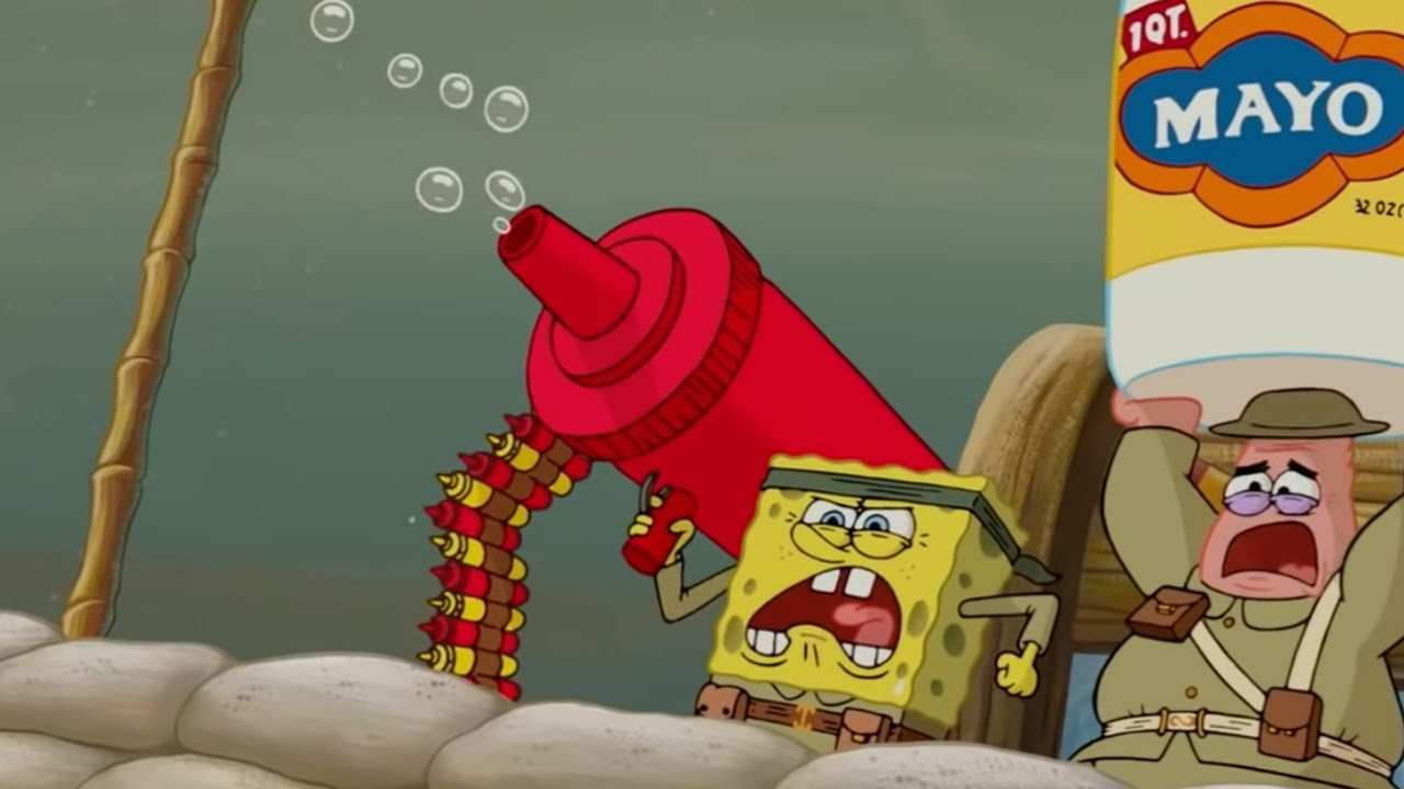 The SpongeBob Movie Sponge Out of Water Food Fight Movie I will tell ...