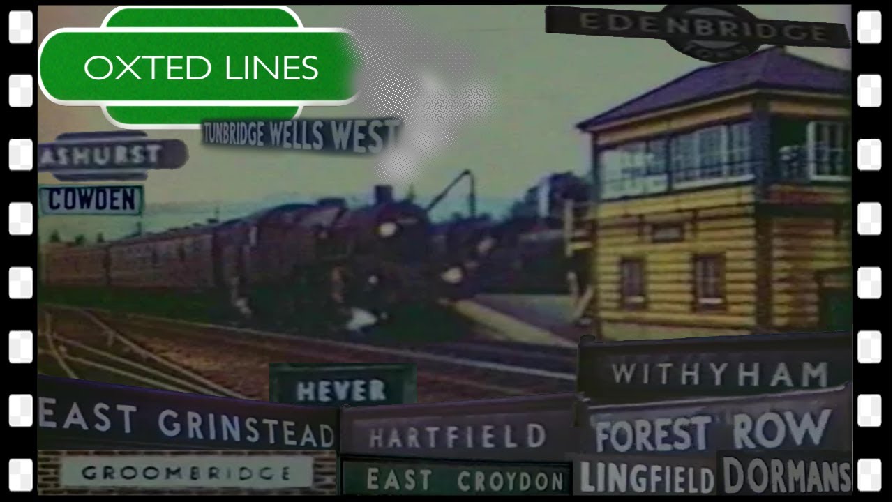 Victoria-Tunbridge both OXTED LINES steam train ride 1961/2 - YouTube