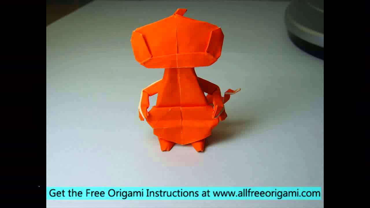 how to make origami pokemon eevee - YouTube