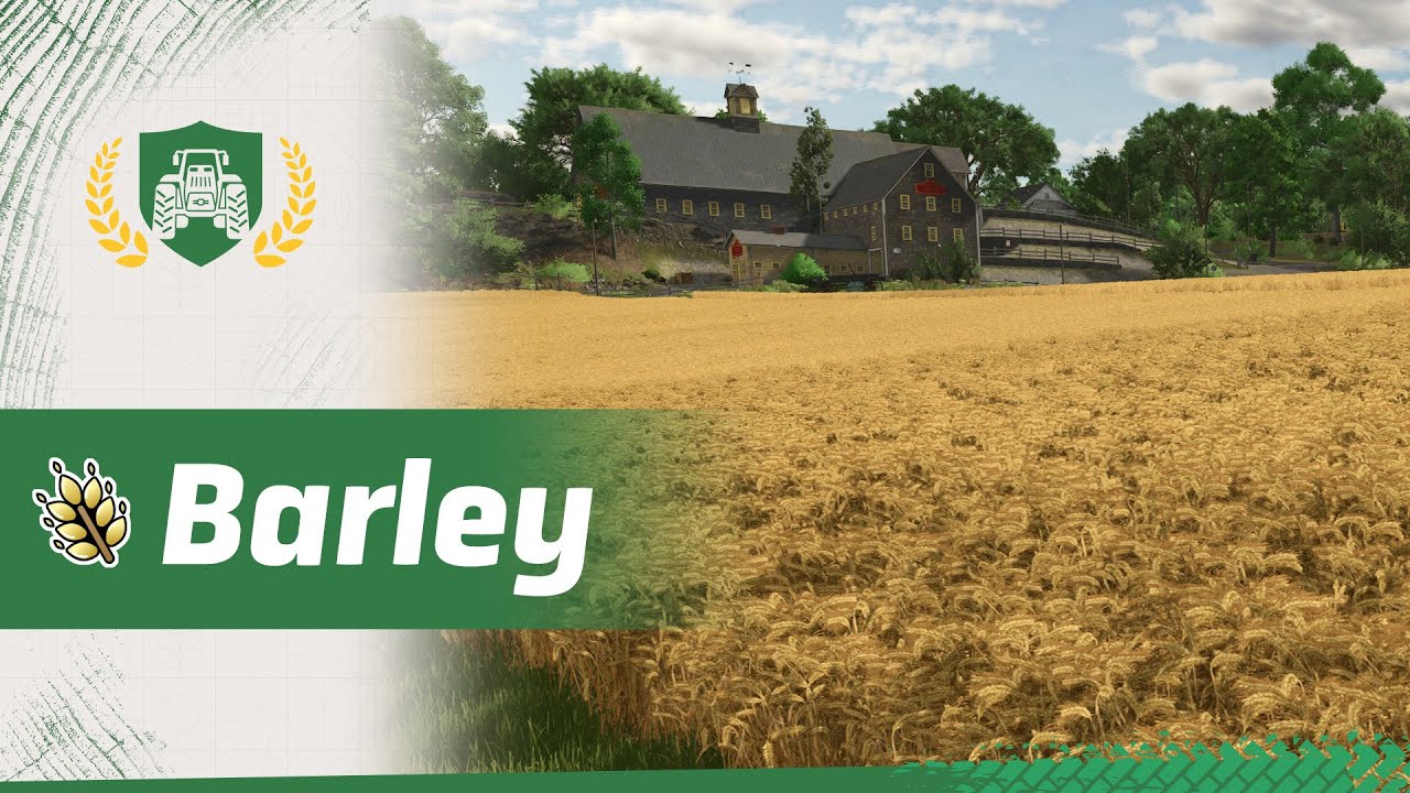 [Tutorial] How to Sow & Harvest BARLEY | Farming Simulator Academy ...