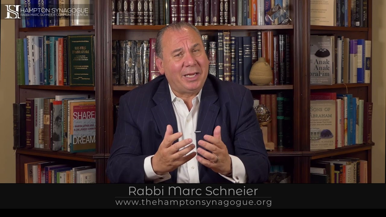 Rabbi Marc Schneier's Shabbat Message & Services for August 26/27, 2022 ...