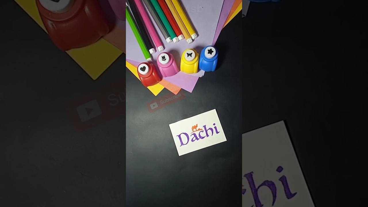 Drawing Dachi Logo #art #shorts #craft - YouTube