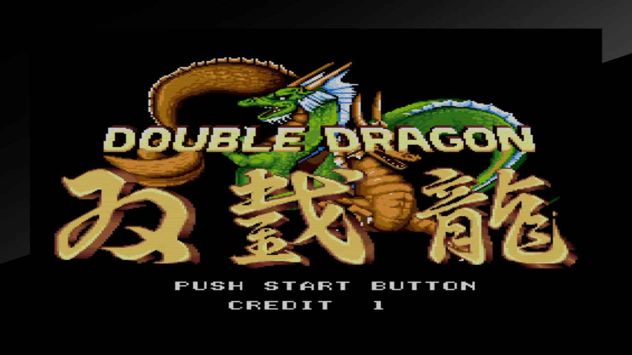 Double Dragon - No Elbow Smash - (Hardest Difficulty) 1 Credit Finish ...
