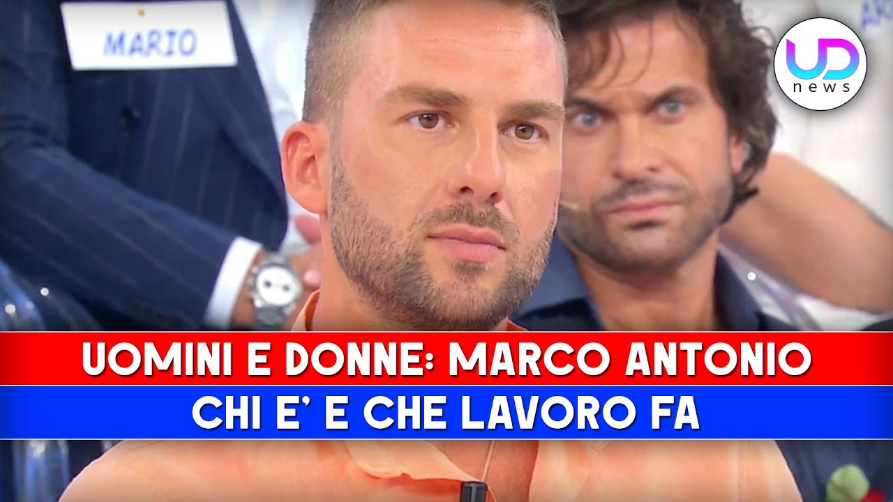 Uomini e Donne: Tutto Sul Cavaliere Marco Antonio Alessio! - YouTube