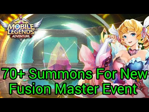 Mobile Legends : Adventure - 70+ Summons For Fusion Master Event - YouTube