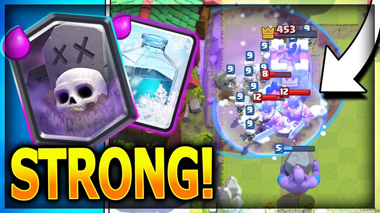 BEST GRAVEYARD DECK FEELS LIKE CHEATING! -Clash Royale - YouTube