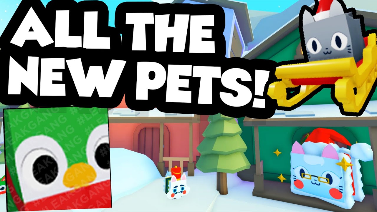 ALL THE NEW CHRISTMAS PETS COMING TO PET SIM X! (LEAKS) - YouTube