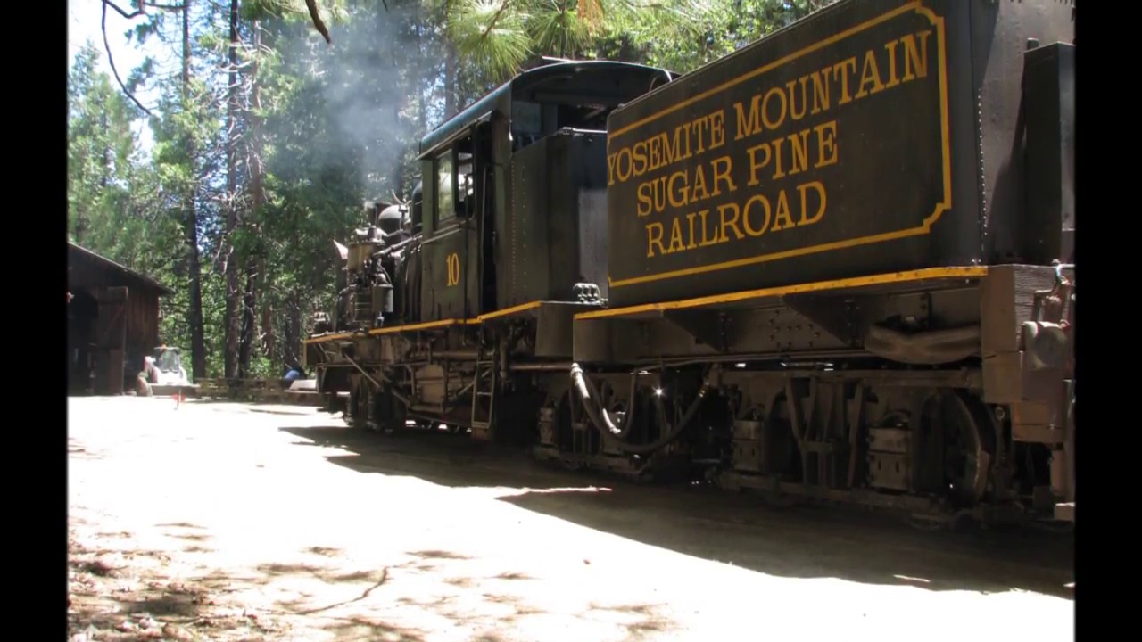 Shay Steam Locomotive Ride Logging Railroad- Sugar Pine, Yosemite CA ...