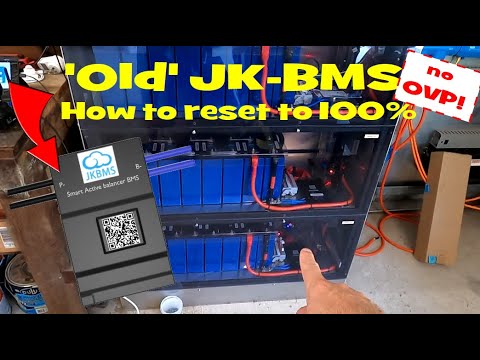 Reset the old JK-BMS to 100% SOC when fully charged with no OVP. Here ...