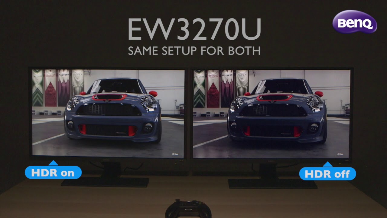 Why is HDR monitor so popular? See BenQ 4K HDR monitors real side by ...